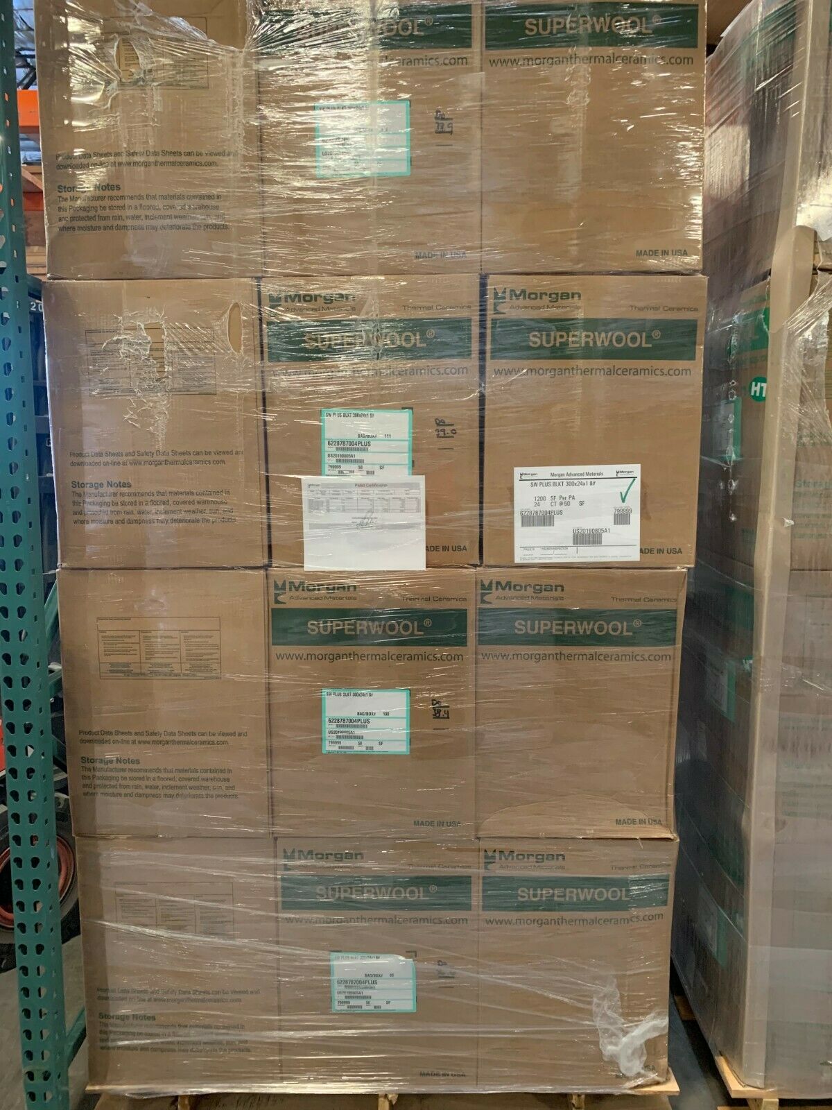 Morgan Superwool Plus High Temperature Non ceramic fiber blanket ...